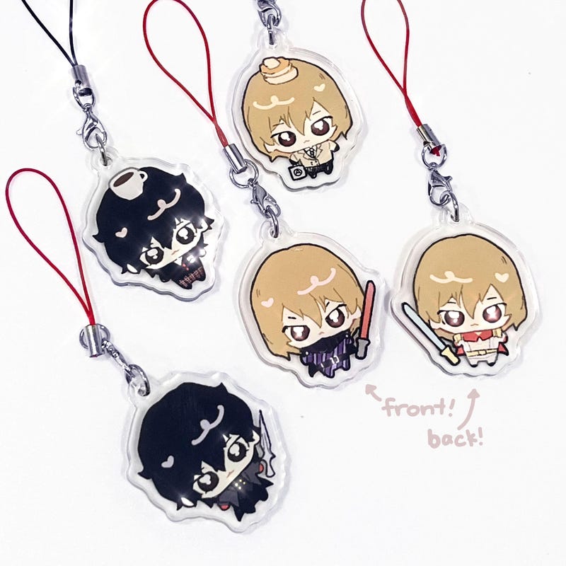 Joker and Akechi Charm - Etsy
