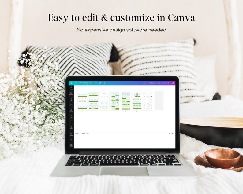 Canva Brand Kit Template, Editable Style Board (digital Download) - Etsy