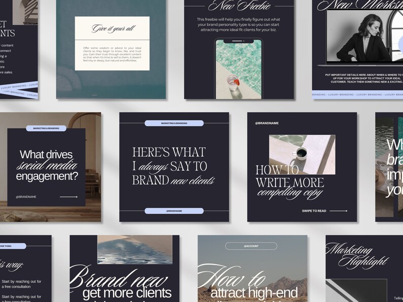 Instagram Canva Templates | Instagram Post, Portrait Template | Boho ...