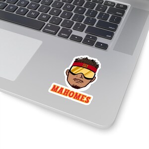 Mahomes Sticker Kansas City Quarterback Decal Patrick Mahomes Chiefs - Etsy