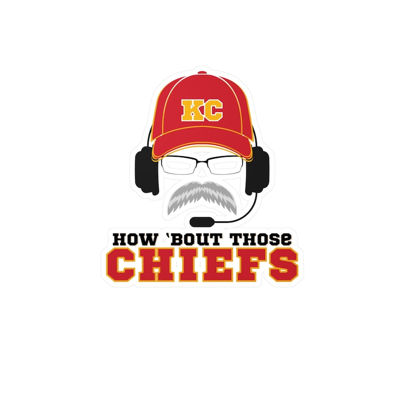 Coach Reid Sticker for Kansas City Chiefs Andy Reid Decal How Bout ...