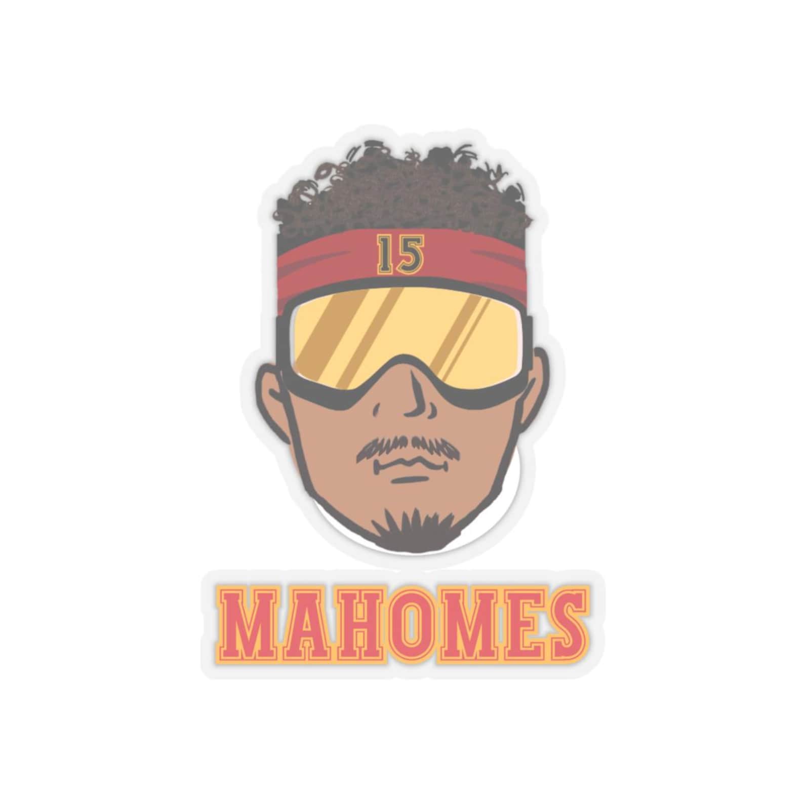 Mahomes Sticker Kansas City Quarterback Decal Patrick Mahomes Chiefs - Etsy