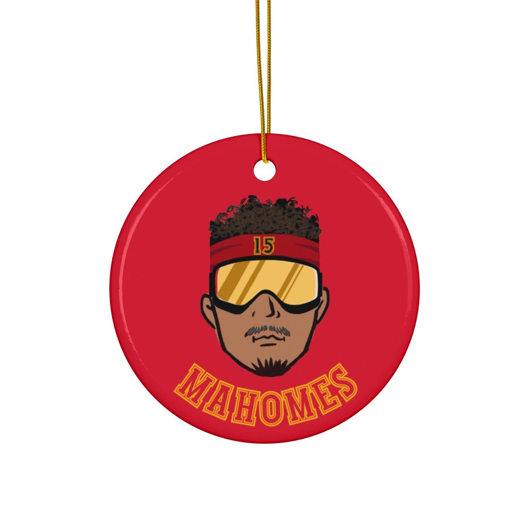 Patrick Mahomes Christmas Ornament Chiefs Holiday Quaterback - Etsy