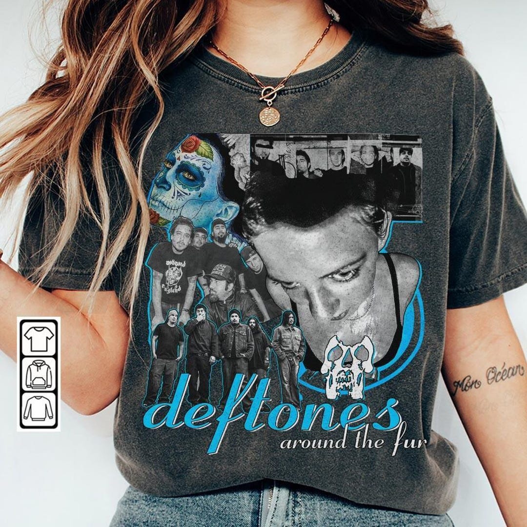 Deftones Around the Fur Cat 90s Music Shirt, Bootleg Boy Band Vintage ...