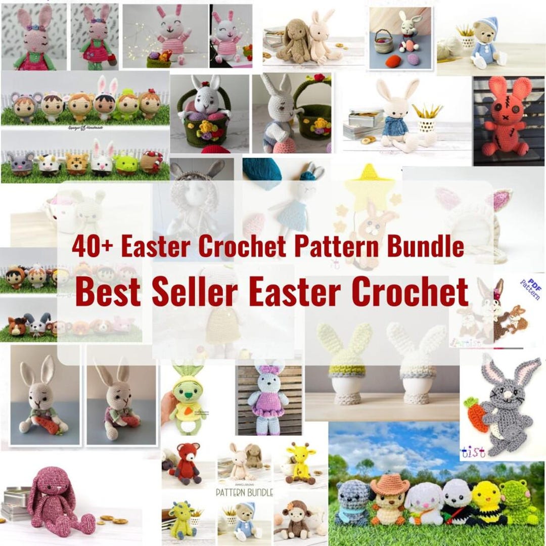 Easter Crochet Pattern Bundle, Amigurumi Crochet Patterns, Easter Crochet Pattern, Crochet ...