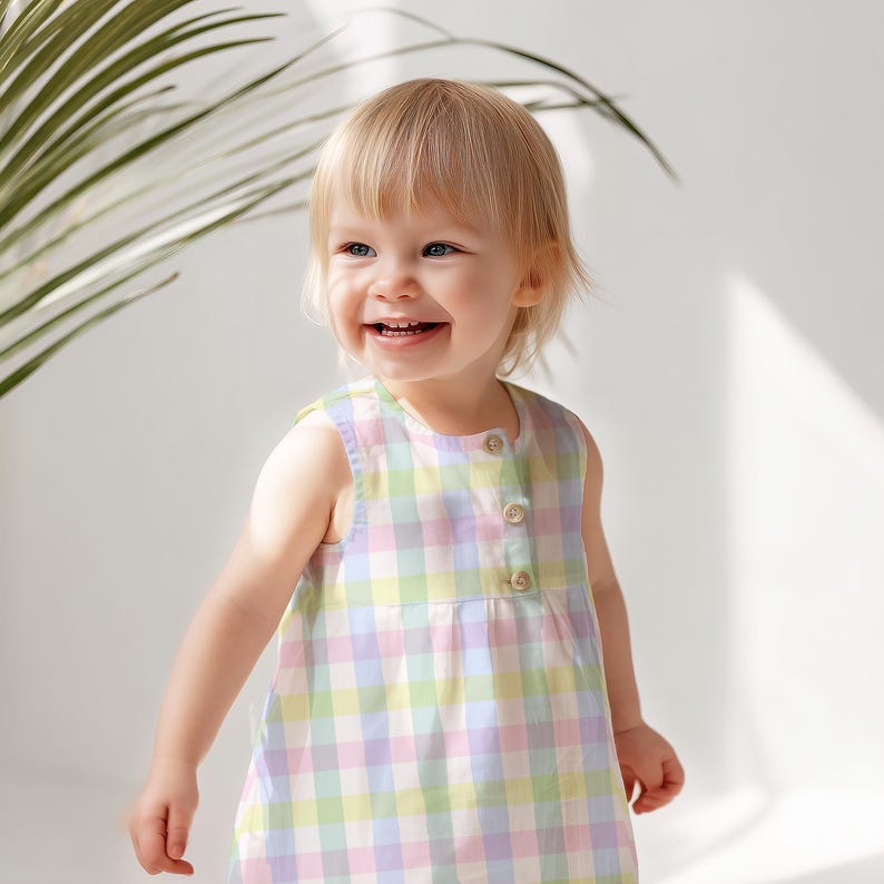 Pastel Checkered Gingham Seamless Pattern, Spring Yellow Blue Pink ...