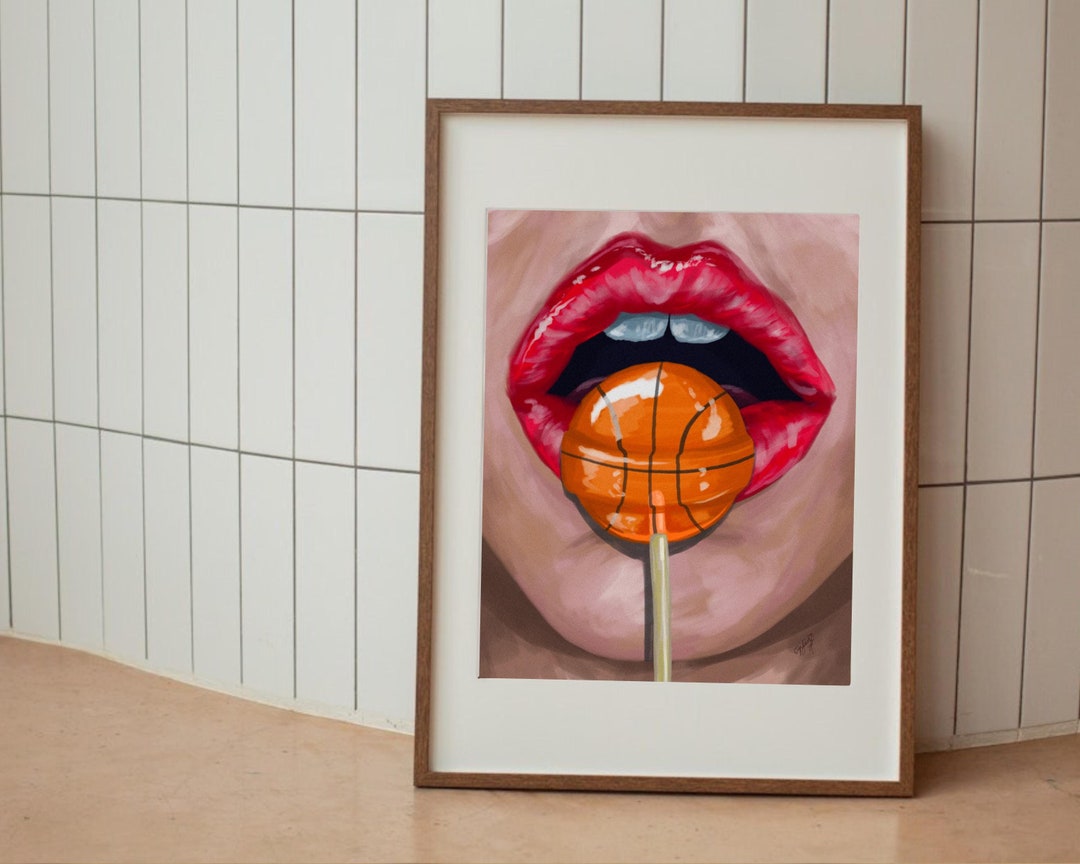 Candy Hoops Digital Download Basketball Poster Print Basketball Wall ...
