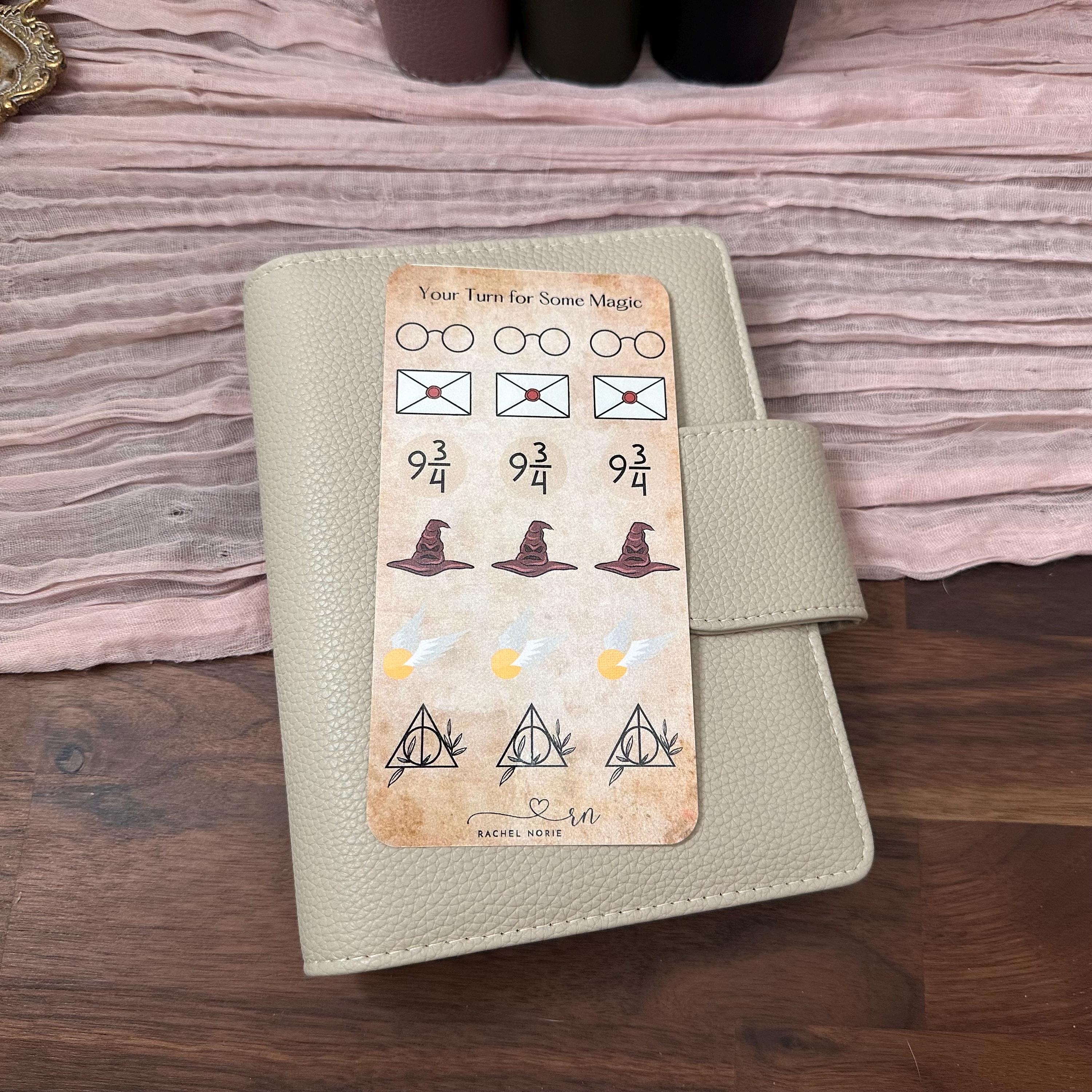 Harry Potter Savings Challenge Tracker Glossy Cardstock & Matte Vellum ...