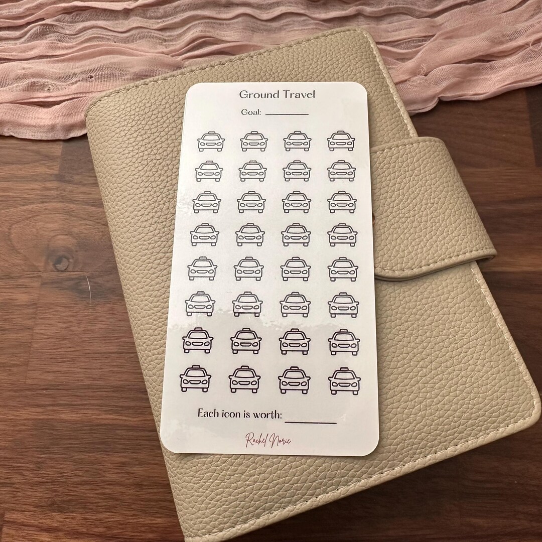 Travel Savings Tracker | Glossy Cardstock & Matte Vellum | Ground ...