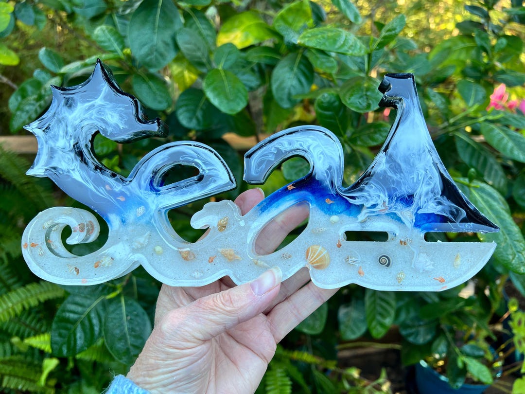 Resin Word Art - Sea - Etsy