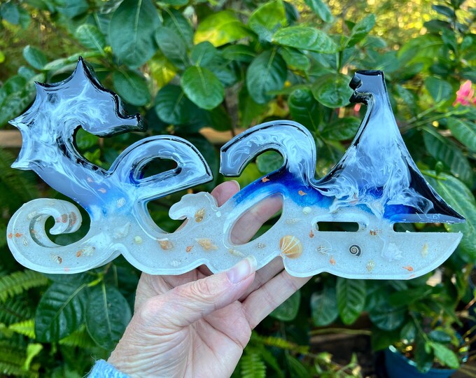 Resin Word Art - Sea - Etsy
