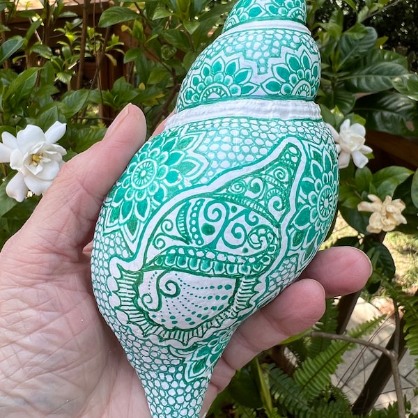 Painted Shells - Etsy