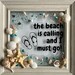 The Beach is Calling Shell Resin Frame - Etsy