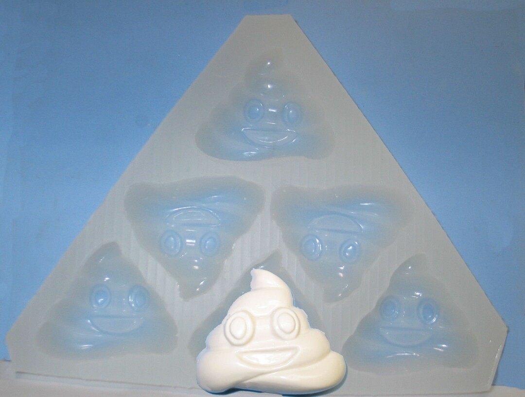 Made to Order Custom Silicone Molds - Poop Emoji - Etsy