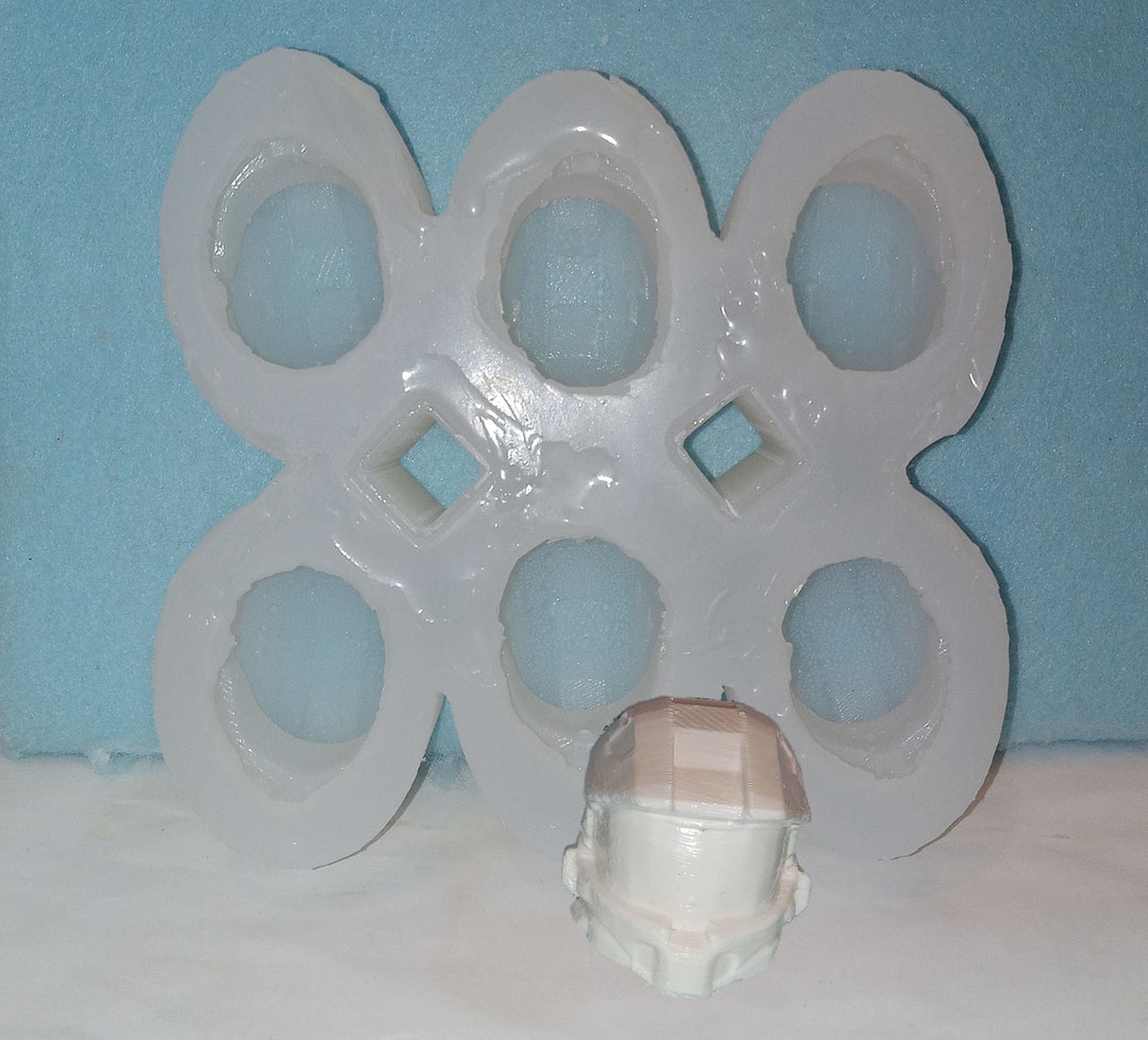 Made to Order Custom Food Safe Silicone Candy Molds - Halo Master Chief ...