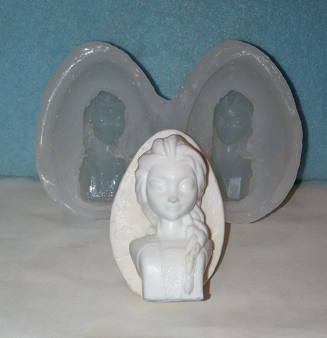 Made to Order Custom Soap Mold Frozen 2 Elsa Soap With Base - Etsy
