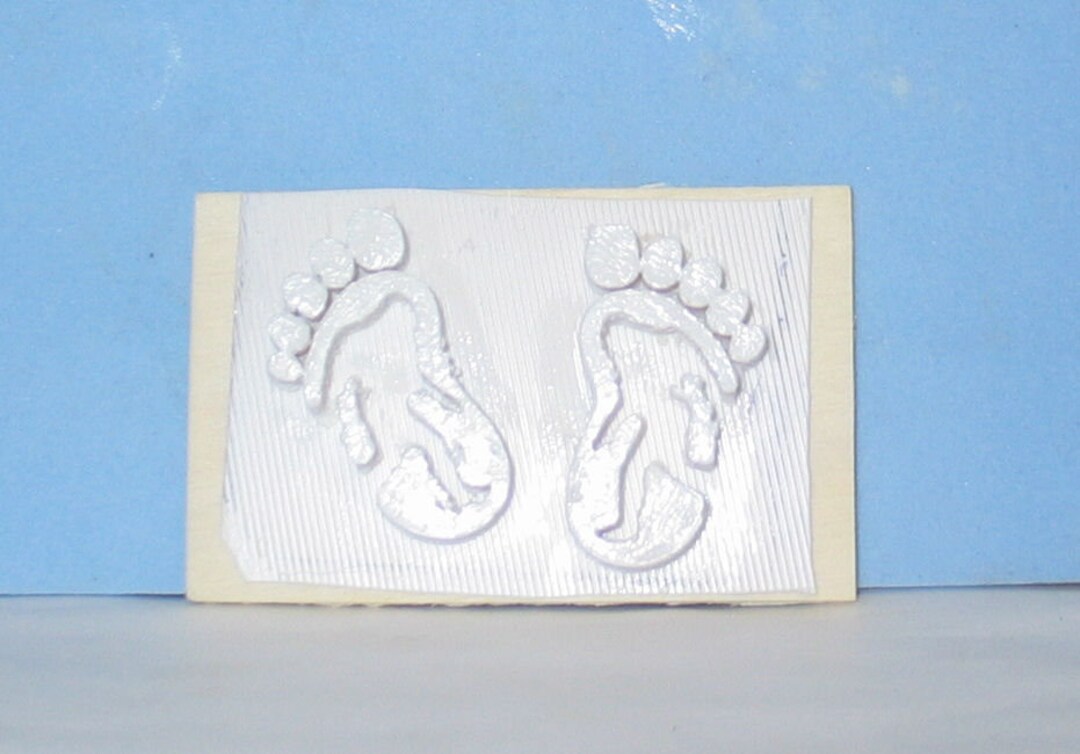 Made to Order Custom Rubber Stamp - Bigfoot Feet Prints (unmounted) - Etsy