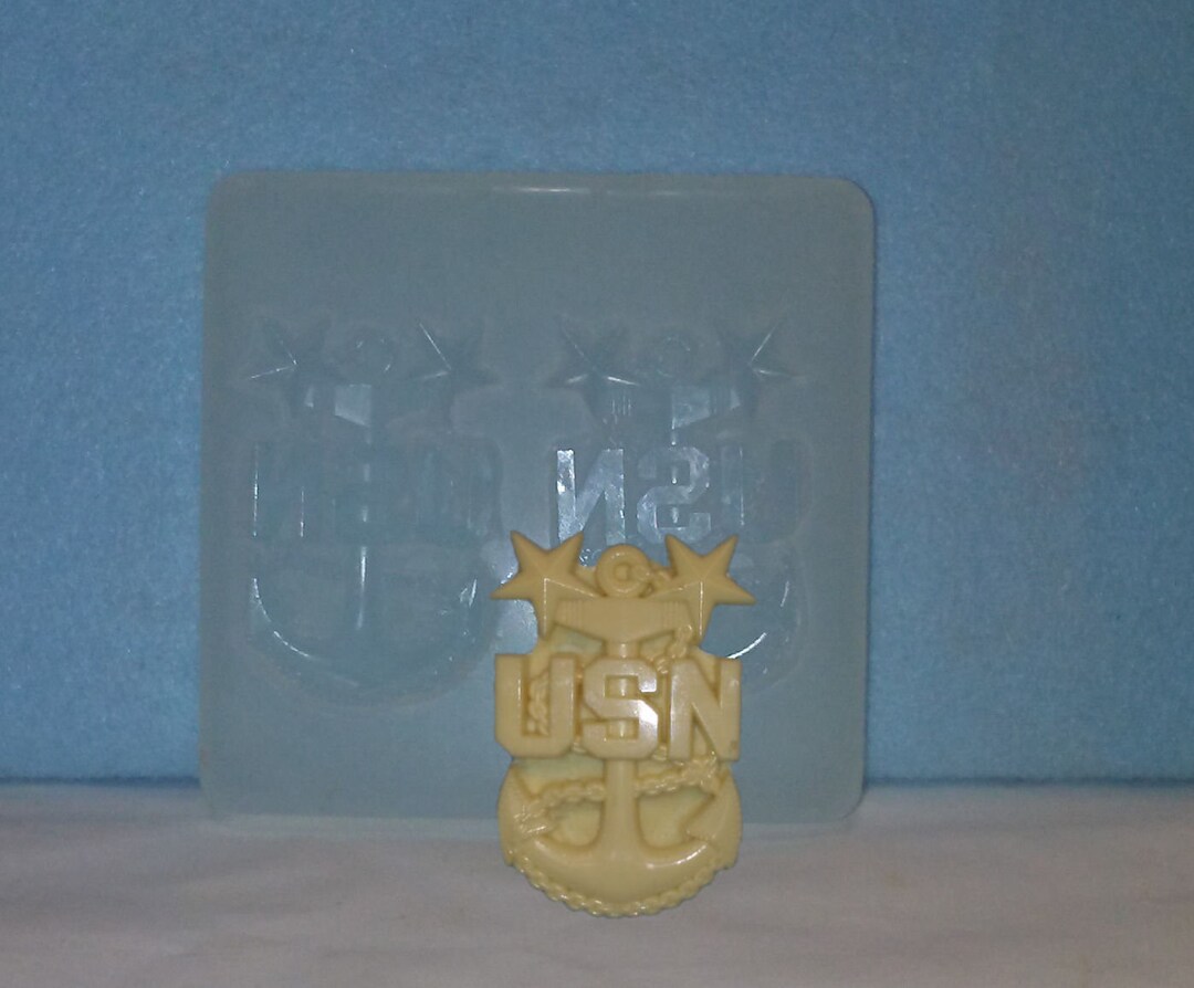 Made to Order Custom Food Safe Silicone Candy Molds – 2" Navy Master ...