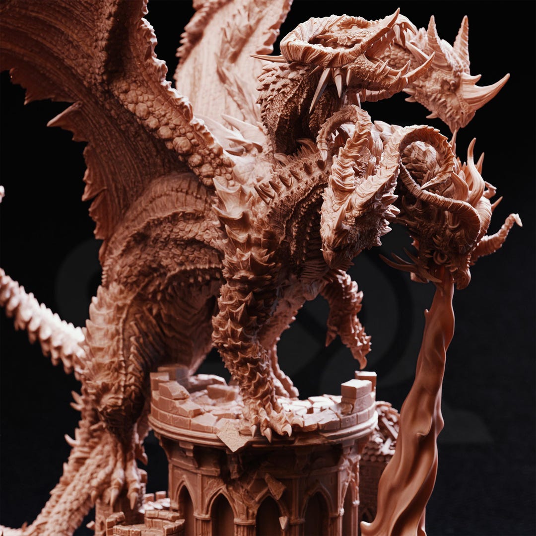 DM Stash Tiamat RPG Miniature: Mother of All Dragons - Premium Resin ...