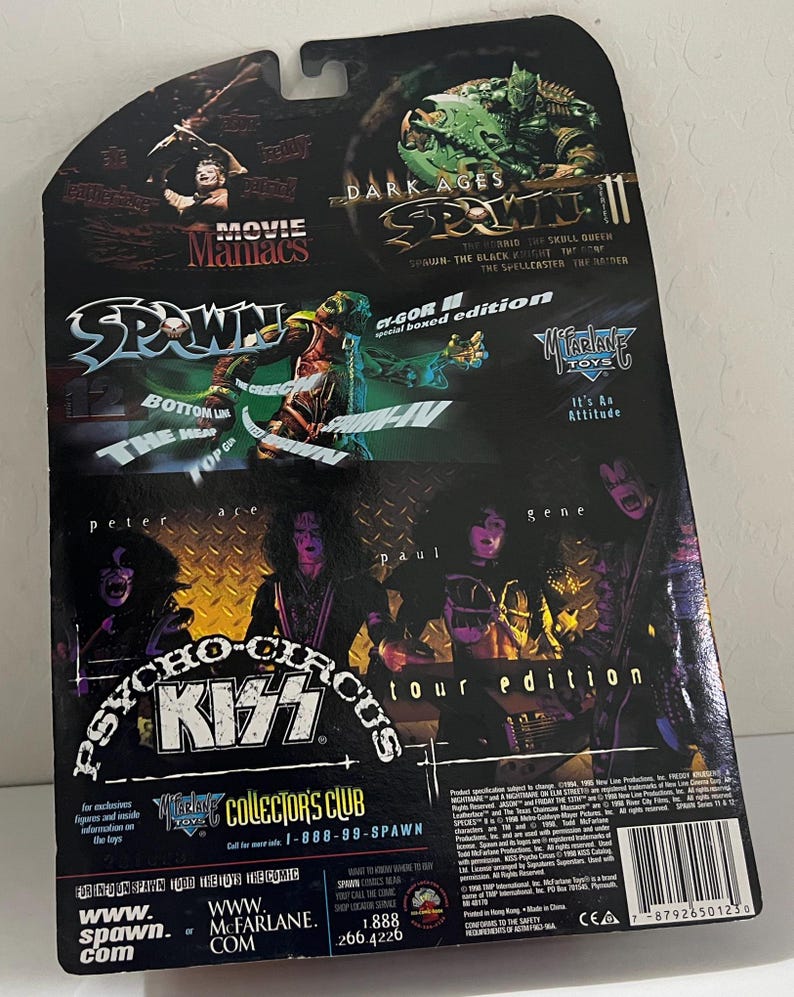 Mcfarlane Toys KISS Psycho Circus Paul Stanley - Etsy