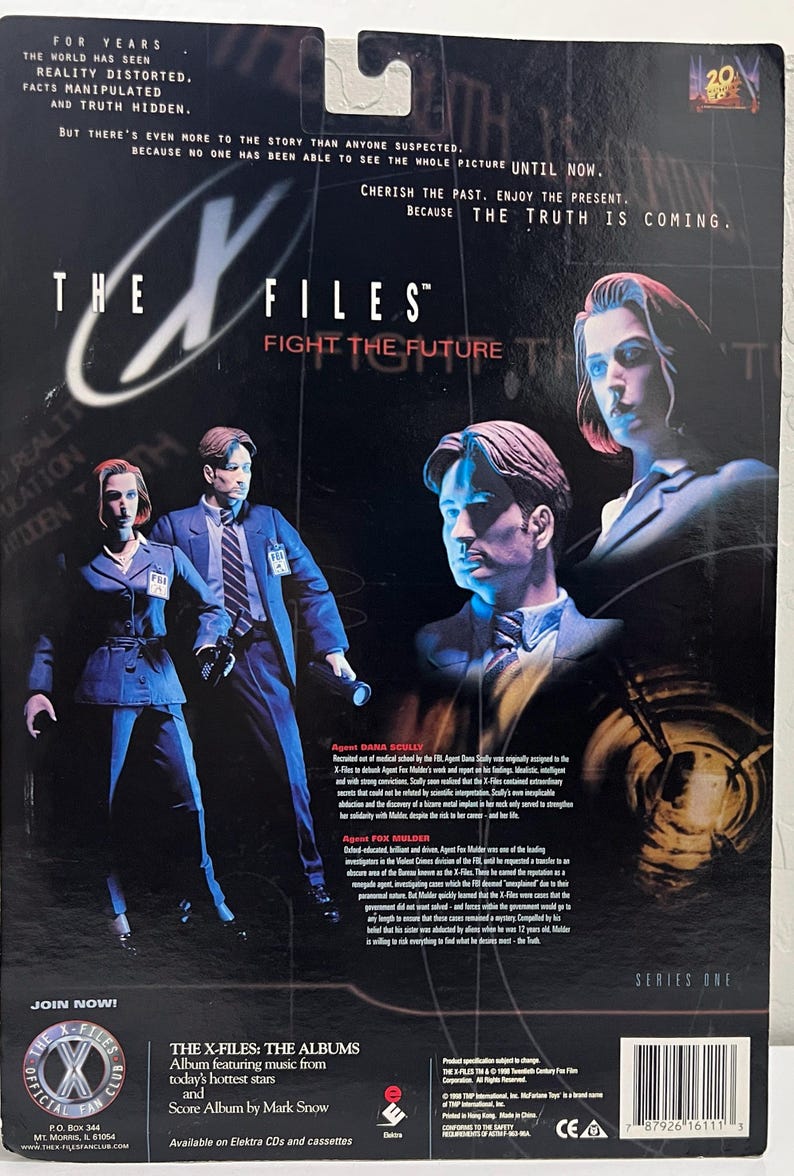 X-files Series One Fight the Future Agent Mulder Action Figure - Etsy