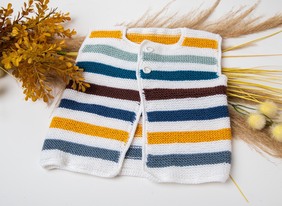 Handknit Baby Cardigan Handmade Baby Sweater Premium Wool Perfect Baby ...