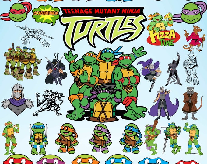 ROTTMNT CHIBI BUTTONS - Etsy UK