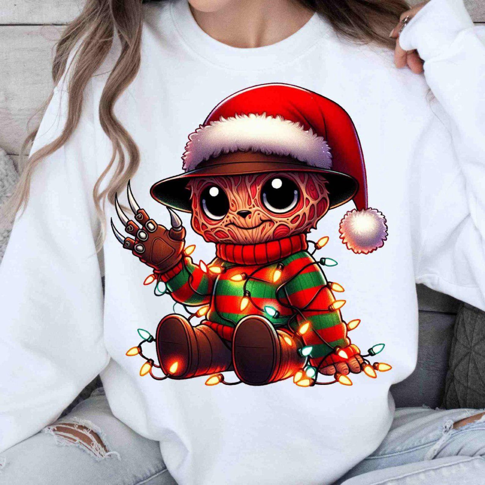Chibi Killer Christmas Png Bundle, Merry Creepmas Png, Christmas Horror ...