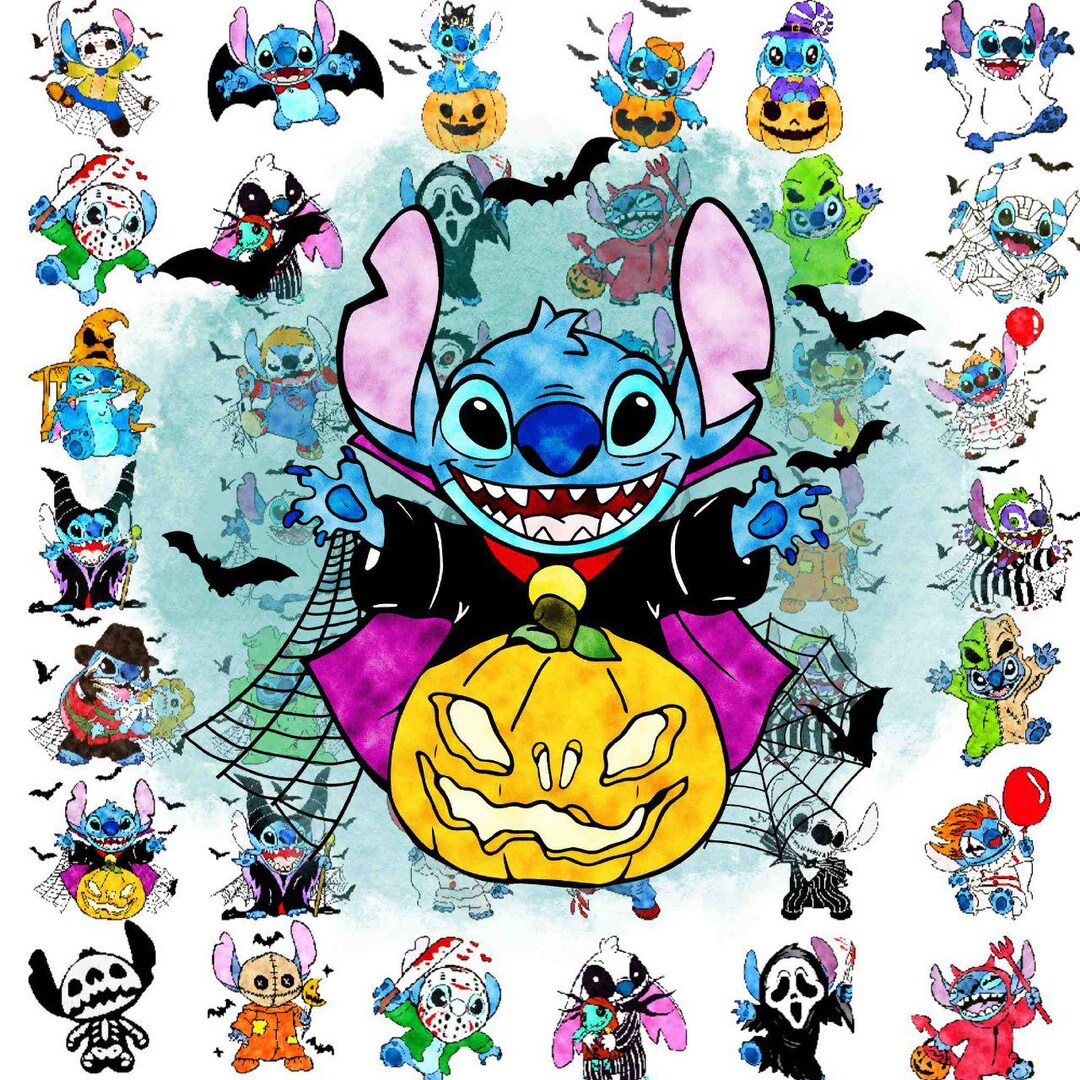 Stitch y amigos PNG, personajes de terror PNG, amigos de terror ...