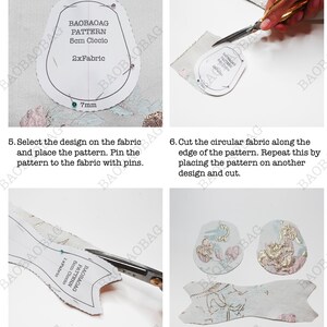 DIY Mini Kiss Lock Coin Purse PDF Pattern and Tutorial, 5CM Lock With ...