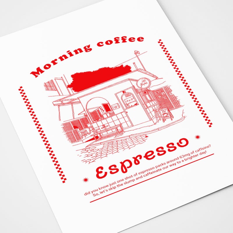 Coffee Print - Etsy