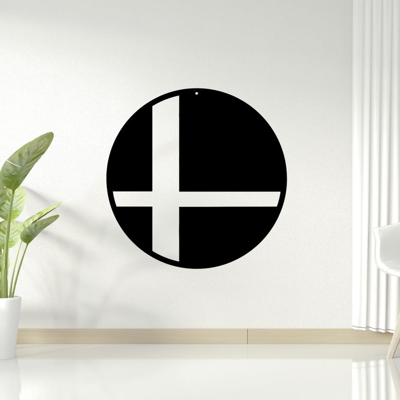 Super Smash Ball Metal Sign | Super Smash Brothers Sign - Etsy