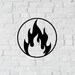 Fire Elemental Sign - Etsy