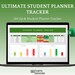 Excel Student Planner: College Task Tracker, Assignment Log, Academic ...