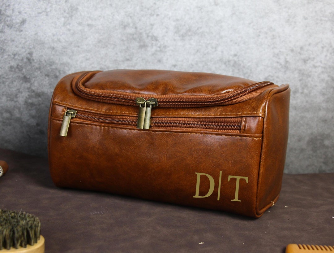 Custom Toiletry Bag,leather Toiletry Bag,mens Toiletry Bag,groomsmen ...