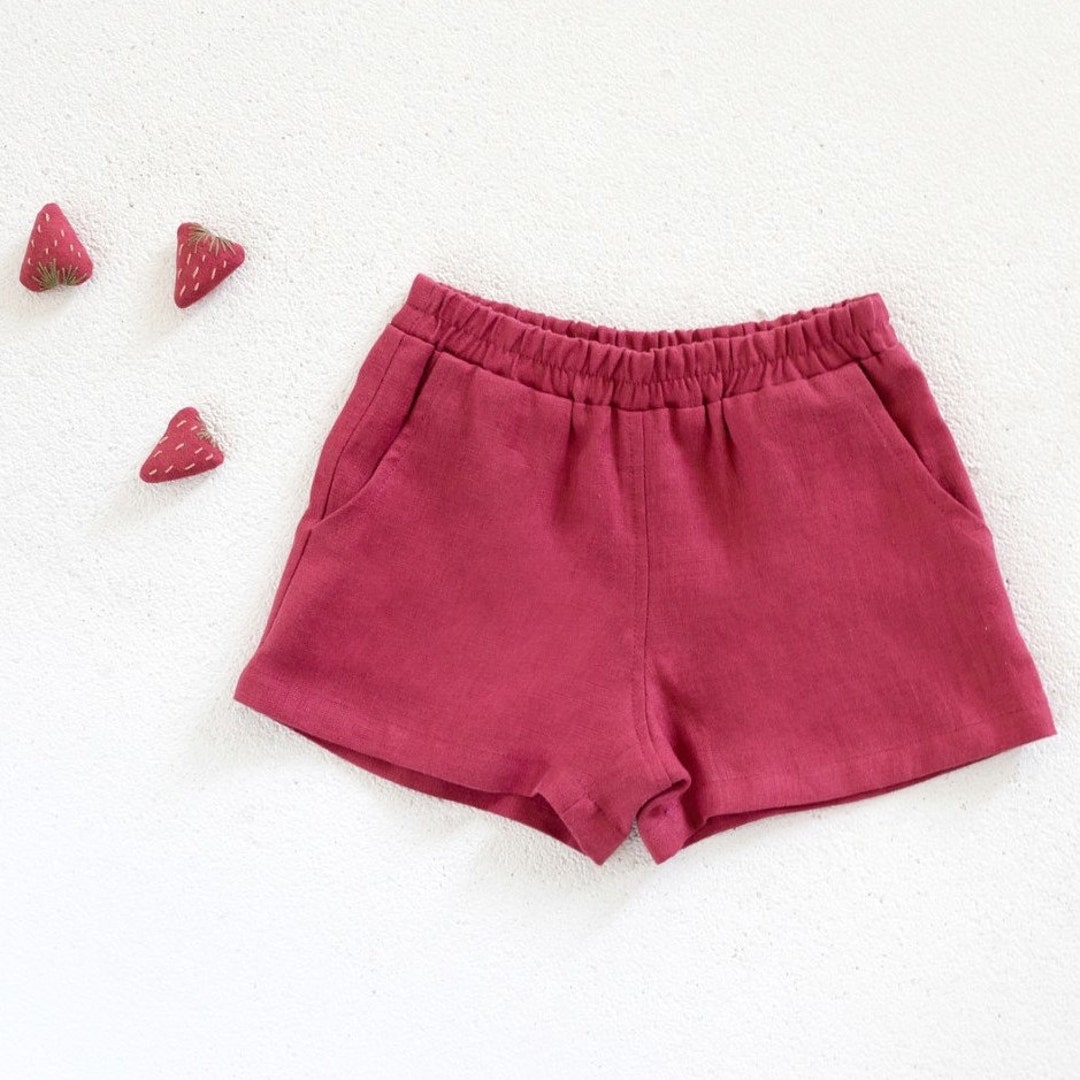 Shorts Sewing Pattern for Children, Toddler Pocked Shorts Pattern, Girl ...