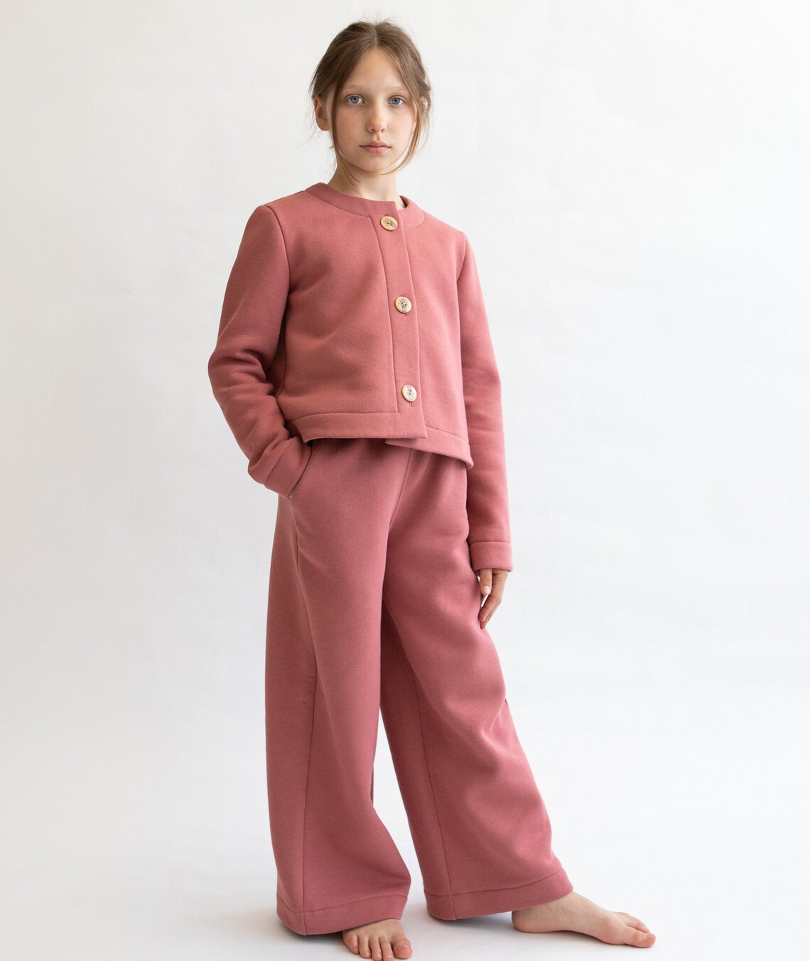 Girl's Pants Pattern, Kid's Pants Pattern With Pockets, Children's ...