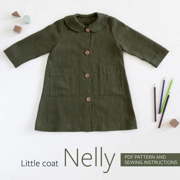 Girls Coat Pattern - Etsy