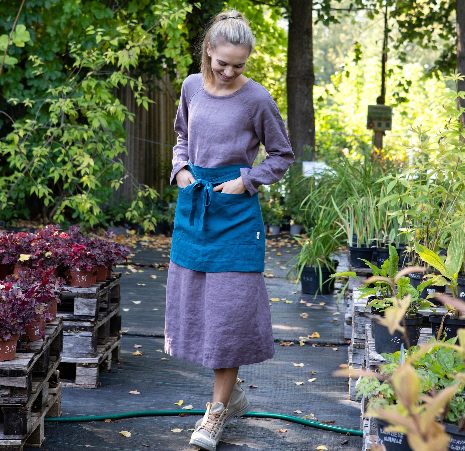 Apron Sewing Pattern, Short Apron Sewing Pattern, Wrap Apron Pattern ...