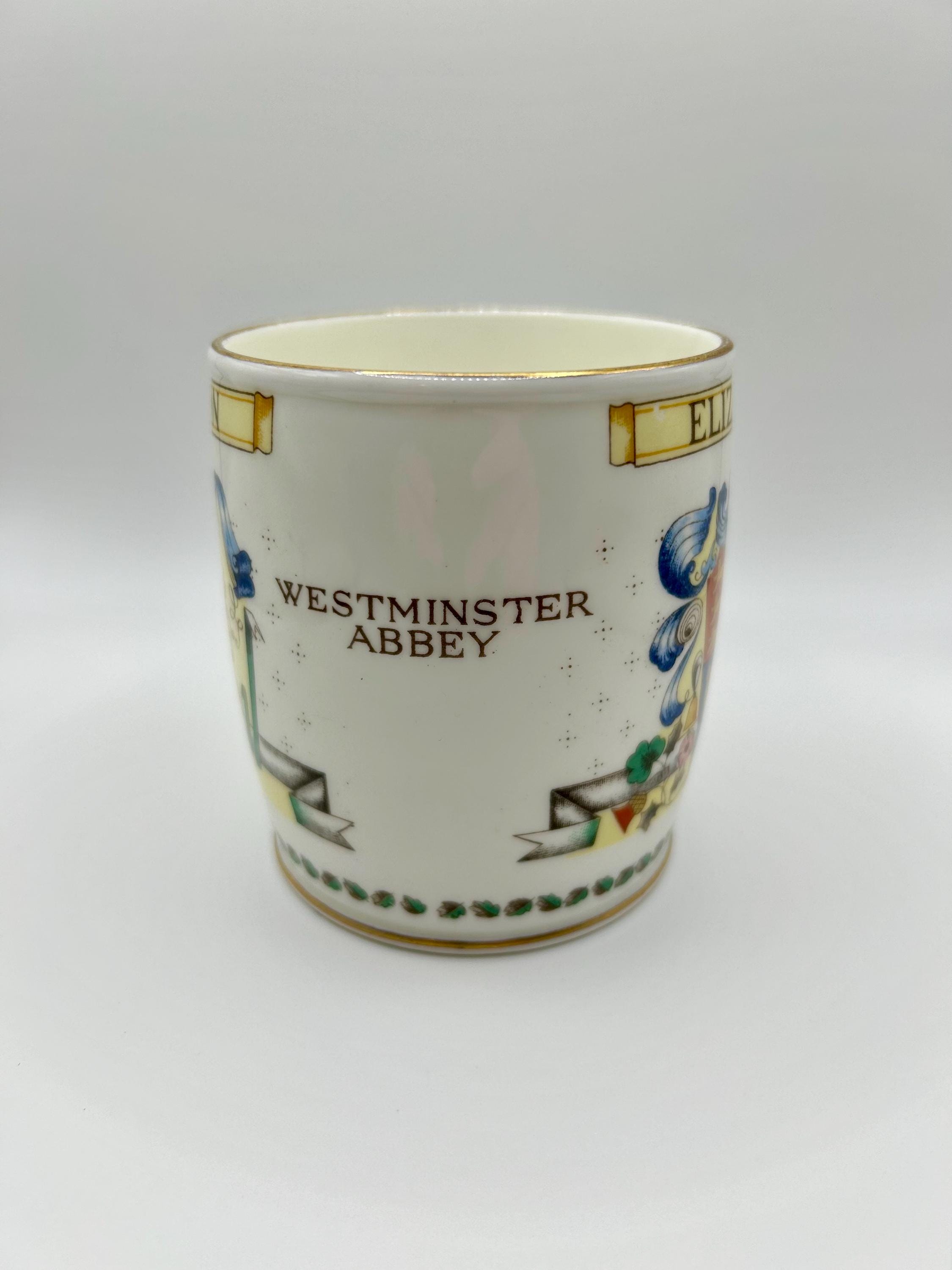 Vintage Queen Elizabeth II QEII Foley Bone China Commemorative ...