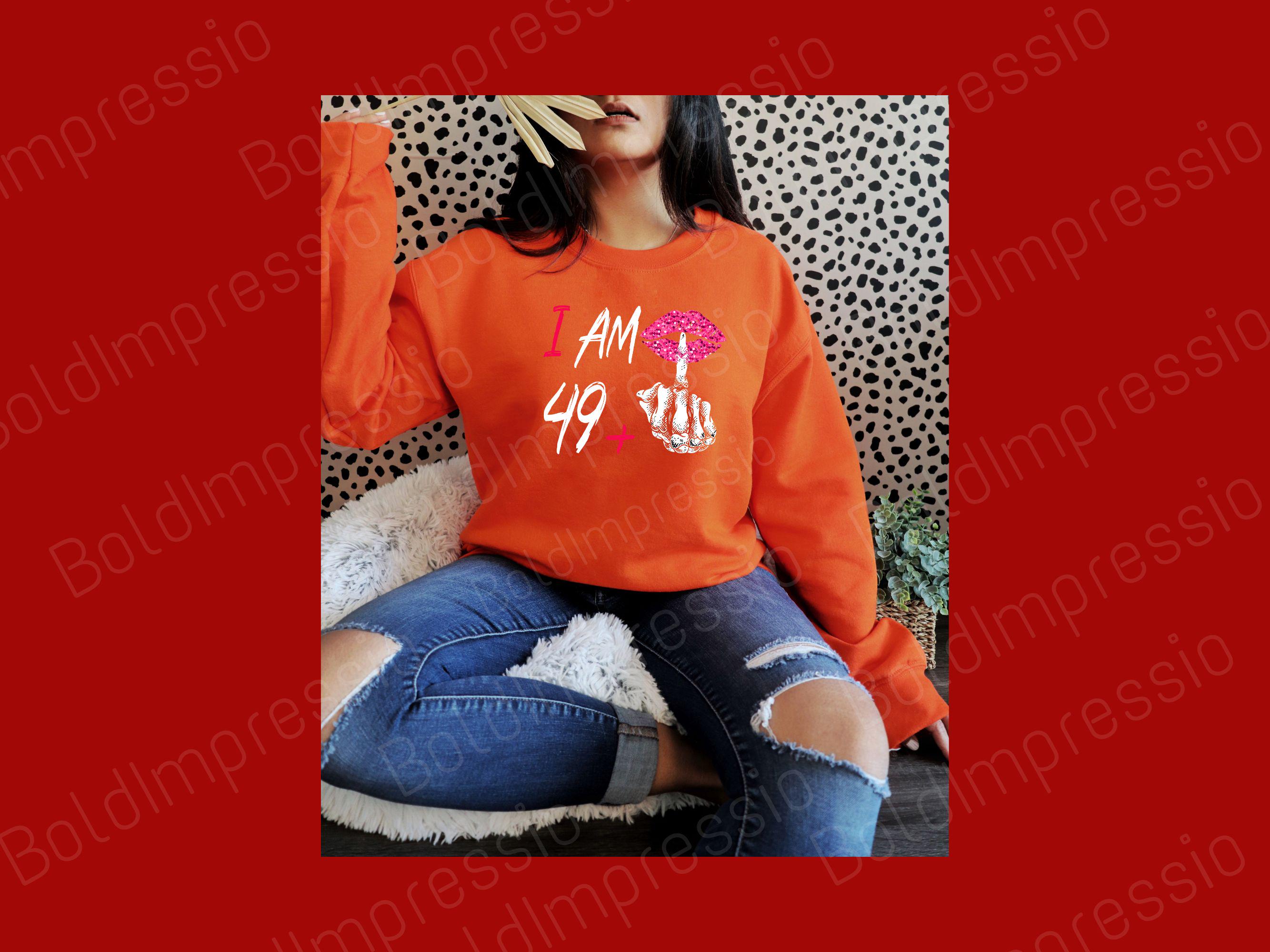 I Am 49 Plus 1 Middle Finger SVG PNG, Funny Math 40th Birthday SVG, I ...