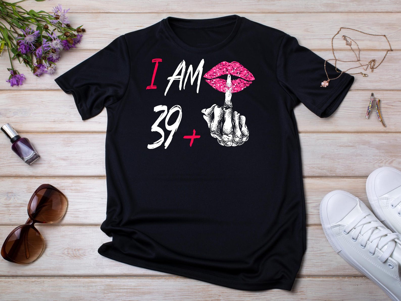 I Am 39 Plus 1 Middle Finger SVG PNG, Funny Math 40th Birthday SVG, I ...