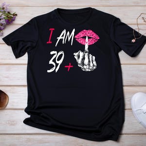 I Am 39 Plus 1 Middle Finger SVG PNG, Funny Math 40th Birthday SVG, I ...