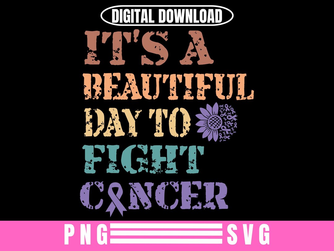 Brave Bloom - Cancer Awareness SVG and PNG - Inspirational Quote ...