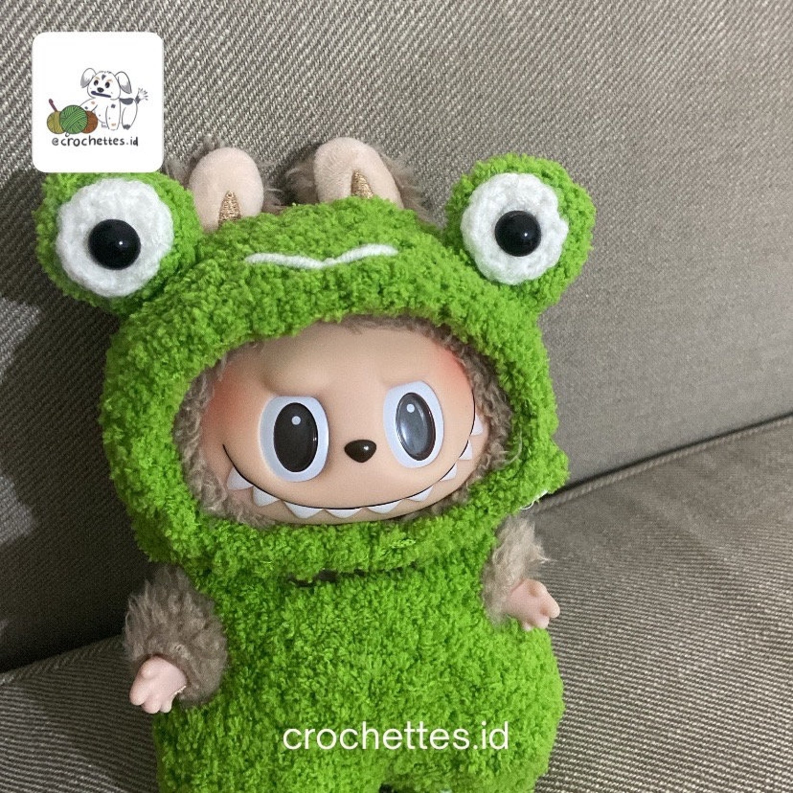 Crochet Labubu Clothes, Crochet Labubu Outfit, Clothes for Labubu ...