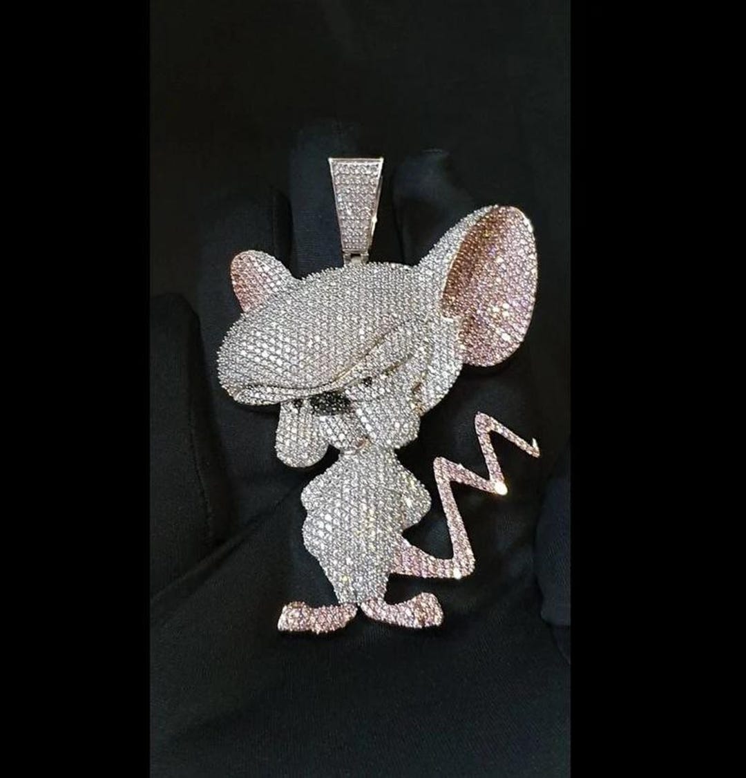 Customized Hip Hop Pendant, 3D Cartoon Shaped Pendant 925 Sterling ...