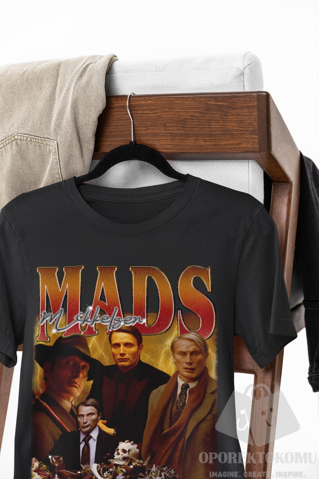 Mads Mikkelsen Shirt,mads Mikkelsen T Shirts,mads Mikkelsen Handmade ...