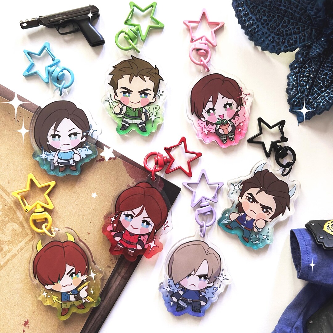 NEW! EVIL RESIDENTS Keychains - Etsy