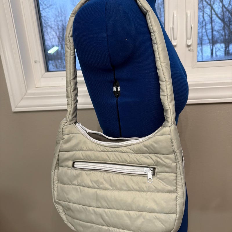 Neutral Puffer Bag - Etsy