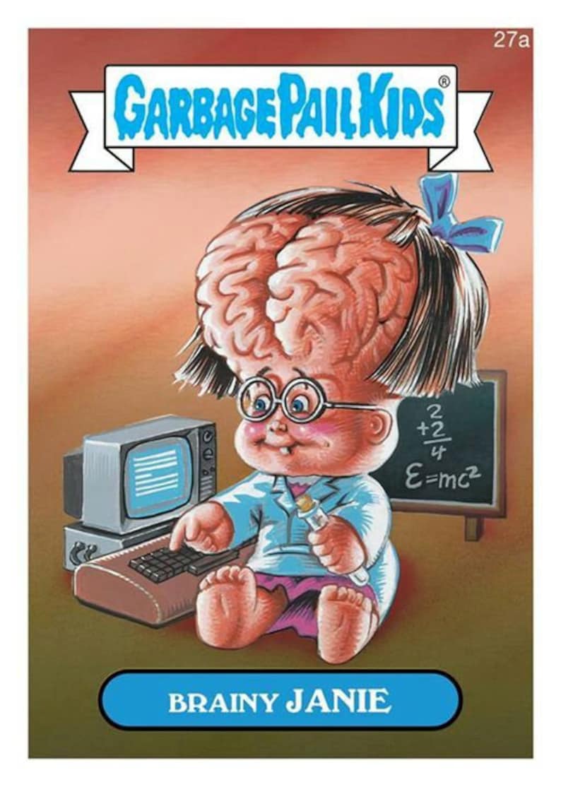 Garbage Pail Kids Custom Doll Brainy Janey - Etsy